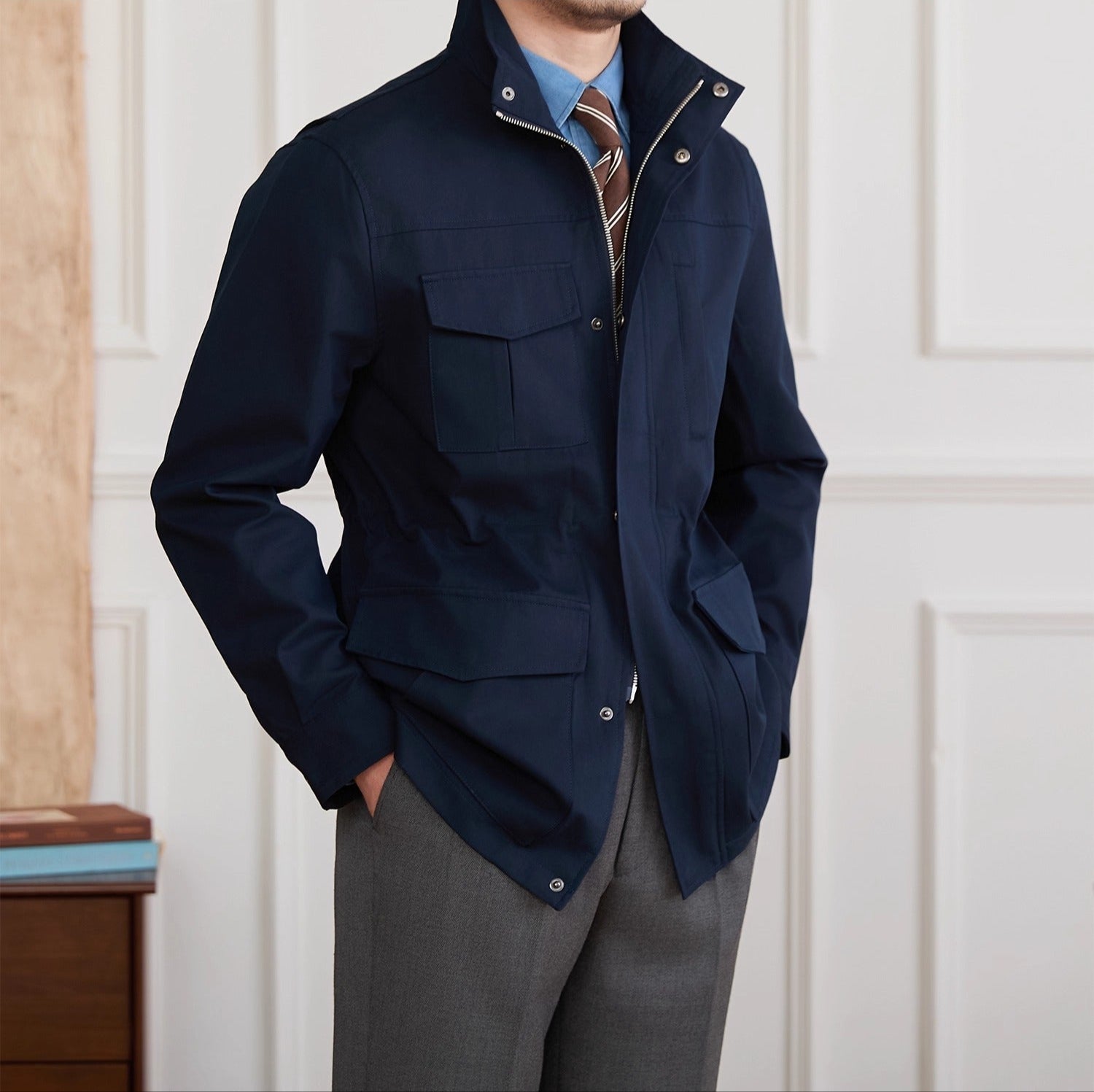 FABIO UTILITY FIELD JACKET – Timeless Men's Clothing | Riccardo Ricci